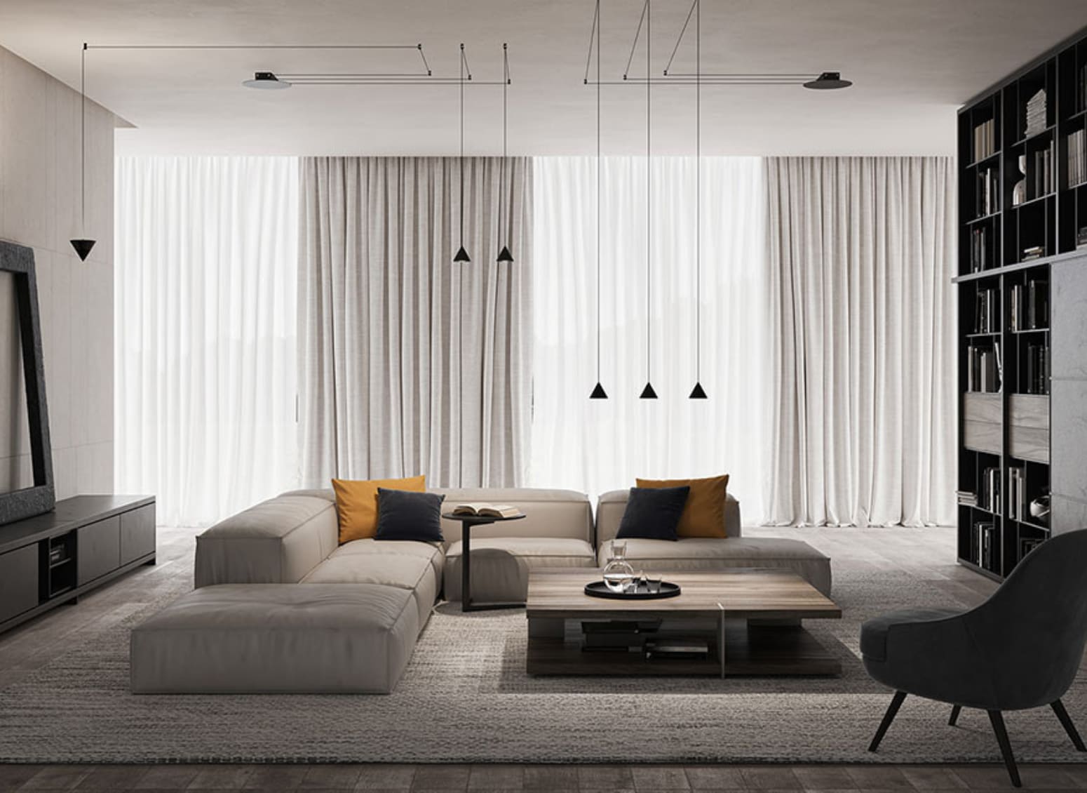 High Ceiling Living Room Lighting Ideas